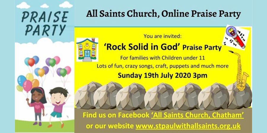 Prepare for the Online Praise Party at 3pm on Sunday! - St Paul with ...